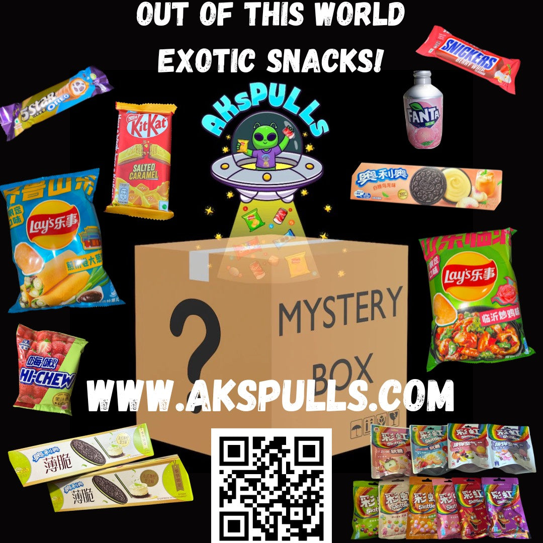 Shop for Exotic Snacks & Mystery Boxes | AKSPULLS